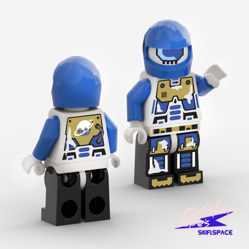 CUSTOM MINIFIGURE 9 - Ice Planet Droid | PEPE BRICKS - Custom LEGO ...